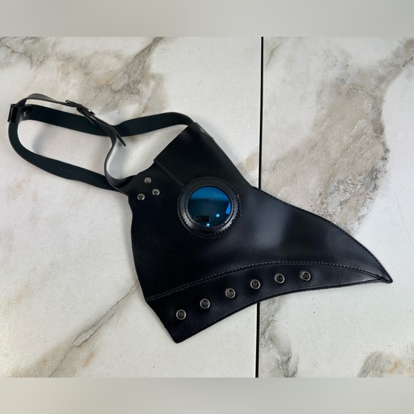 Source Unknown | Accessories | Mask Retro Leather Steampunk Halloween ...